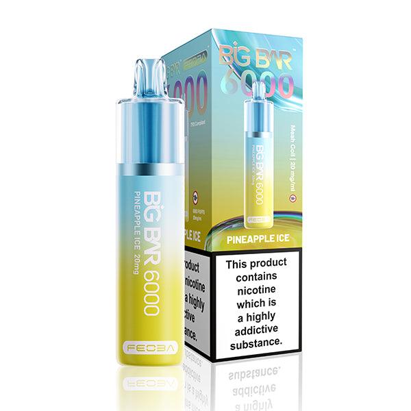 Feoba Big Bar Pineapple Ice 6000 Disposable Vape – Royal Vapes