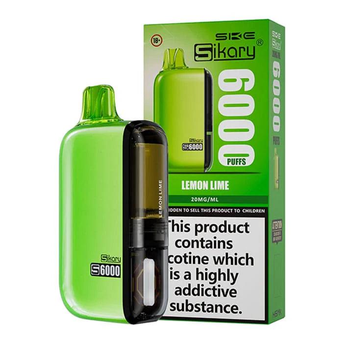 Sikary S6000 Lemon Lime 6000 Disposable Vape – Royal Vapes