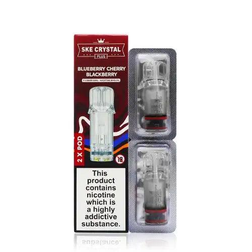SKE Crystal Plus Blueberry Cherry Blackberry Prefilled Pods (2 Pack) – Royal Vapes