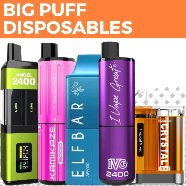 Big Puff Disposables – Royal Vapes