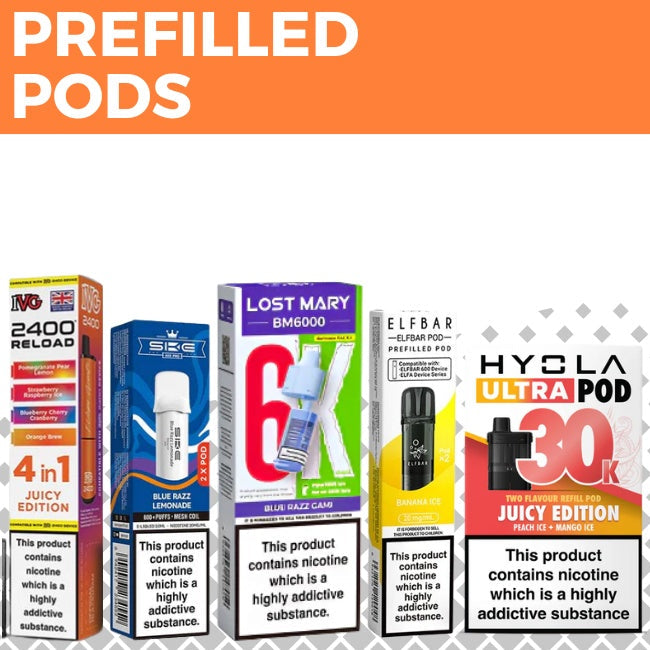 Prefilled Vape Pods UK – Royal Vapes