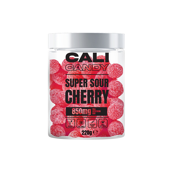Cali Candy Super Sour Cherry Balls CBD Vegan Sweets 1600mg – Royal Vapes