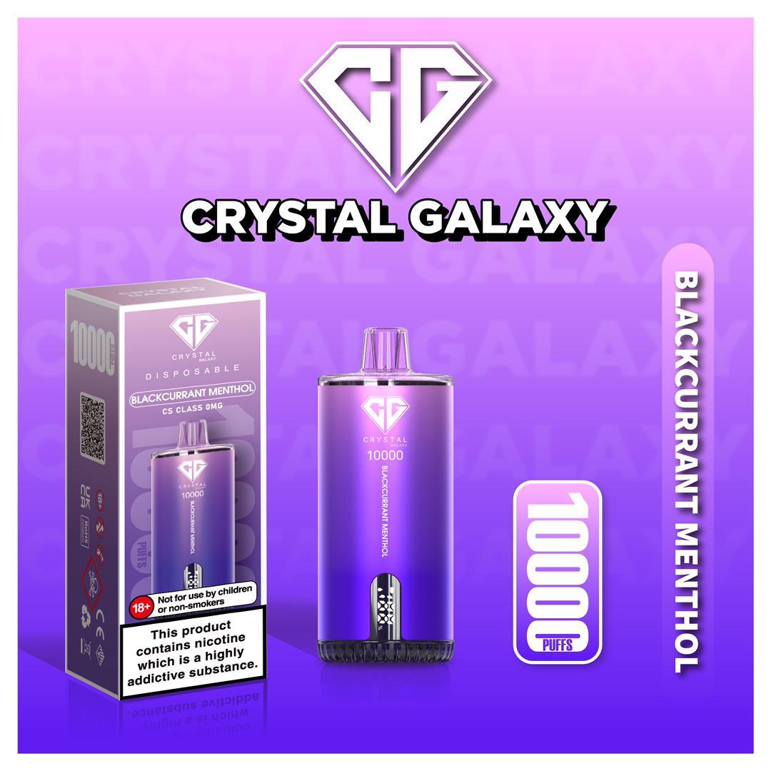 Crystal Galaxy Blackcurrant Menthol 10000 Disposable – Royal Vapes