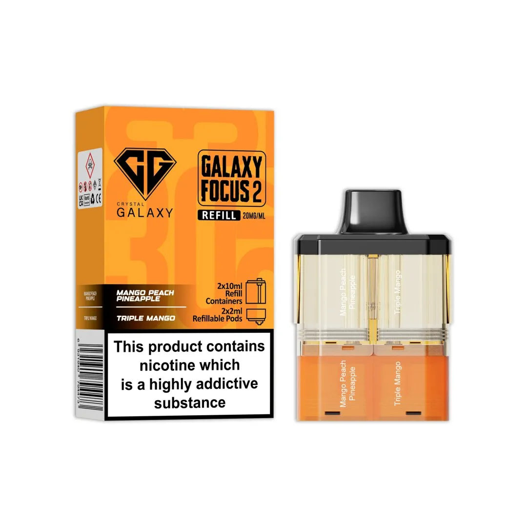 Crystal Galaxy Focus 2 30K Prefilled Pods – Royal Vapes