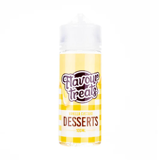 Flavour Treats Vanilla Custard eLiquid 100ml – Royal Vapes