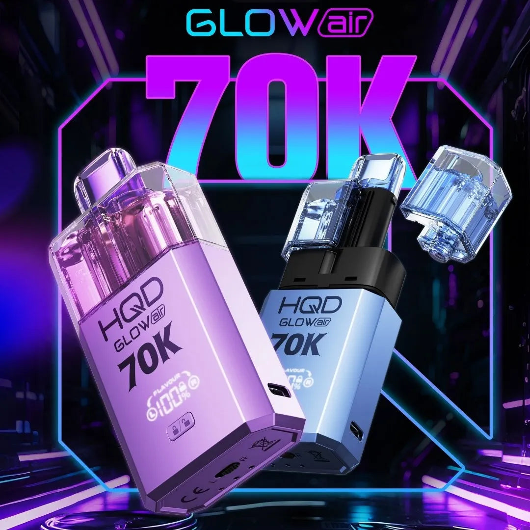 HQD Glow Air 70K Prefilled Pod Kit – Royal Vapes