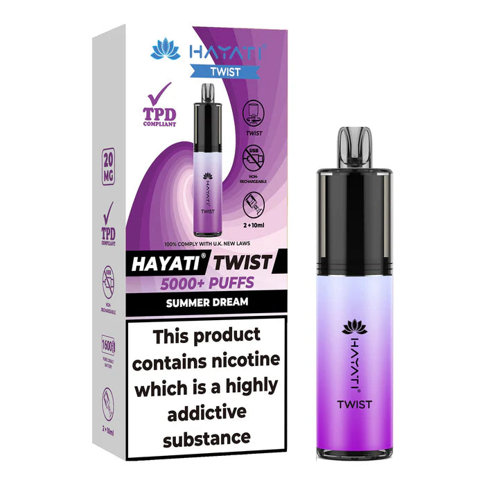 Hayati Twist 5000 Summer Dream Disposable Vape – Royal Vapes