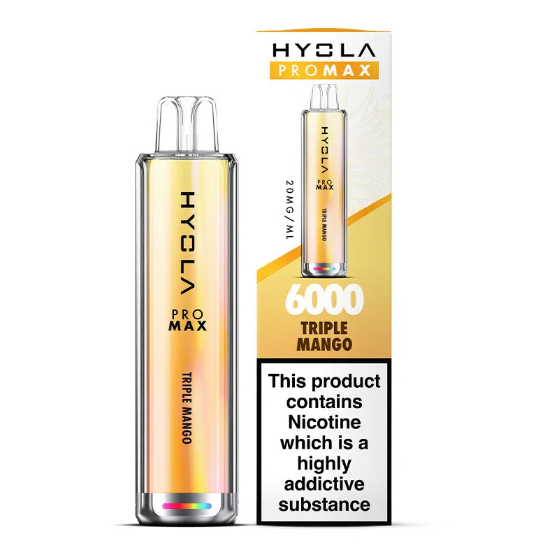 Hyola Pro Max Triple Mango 6000 Disposable Vape – Royal Vapes