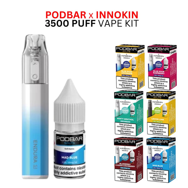 Innokin x Podbar Salts Innokin x Podbar Salts 3500 Disposable Vape Kit ...