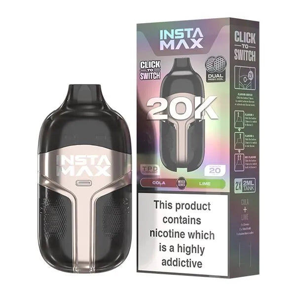 Insta Max 20K Cola / Lime 20000 Disposable Vape – Royal Vapes