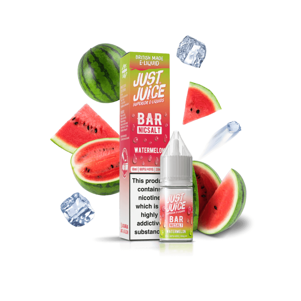 Just Juice Bar Nic Salt Watermelon Nic Salt 10ml – Royal Vapes