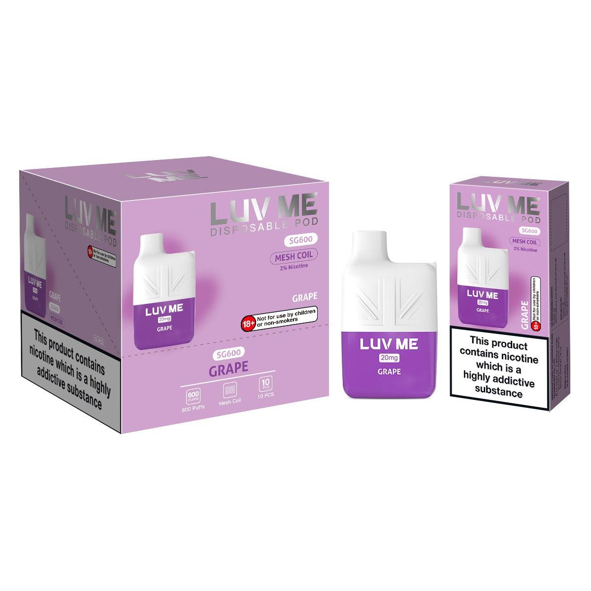 LUV ME Grape Disposable – Royal Vapes
