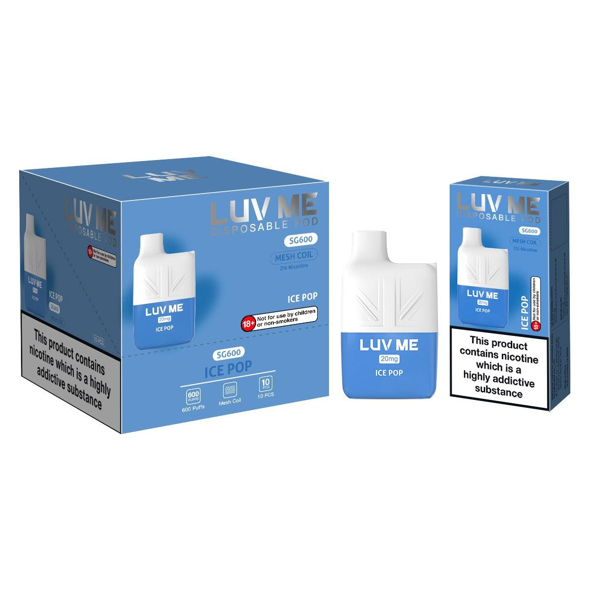 LUV ME Ice Pop Disposable – Royal Vapes