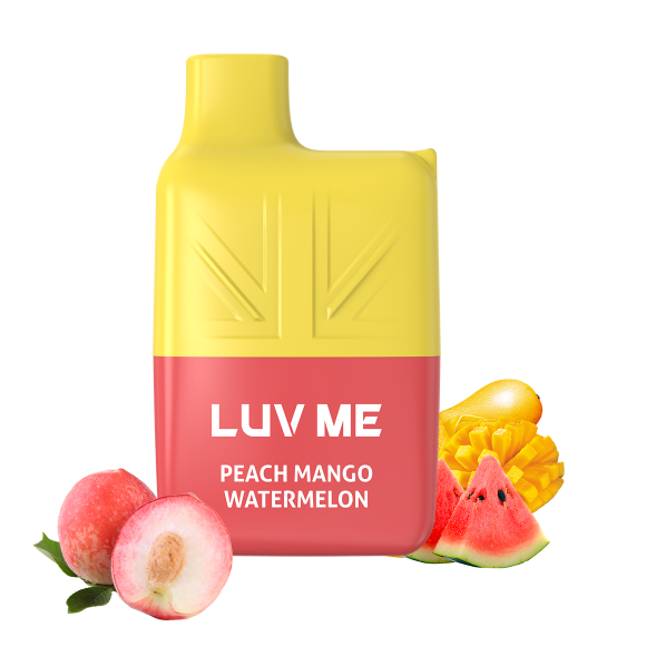 LUV ME Peach Mango Watermelon Disposable – Royal Vapes
