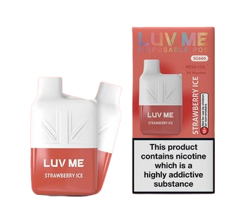 LUV ME Strawberry Ice Disposable – Royal Vapes