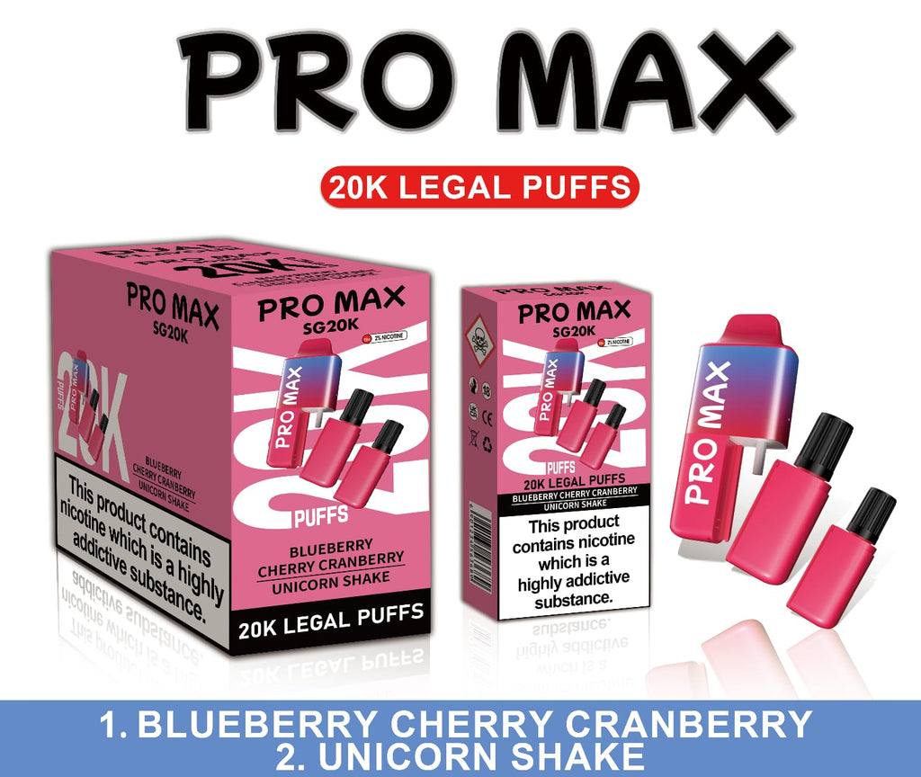 Pro Max SG20K 20000 Disposable Vape – Royal Vapes