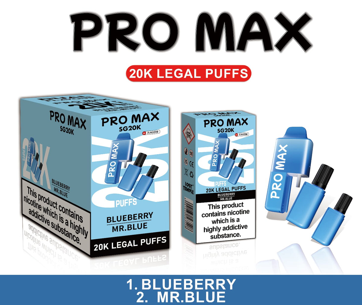 Pro Max SG20K 20000 Disposable Vape – Royal Vapes