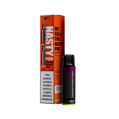 Nasty Pod Strawberry Raspberry Cherry Prefilled Pod – Royal Vapes