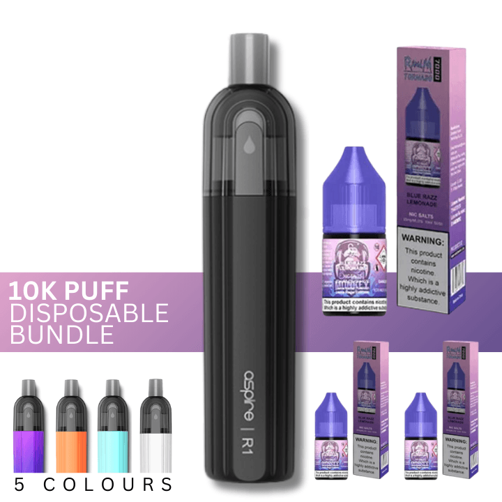RandM Tornado Blue Razz Lemonade 10000 Disposable Bundle – Royal Vapes