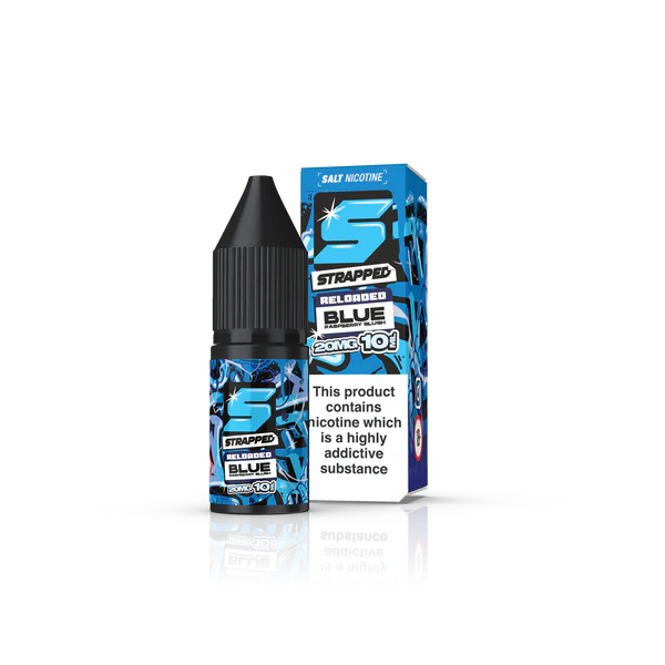 Strapped Reloaded Blue Raspberry Slush Nic Salt 10ml – Royal Vapes