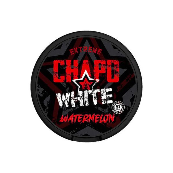 Chapo White Watermelon Extreme Nicotine Pouches – Royal Vapes