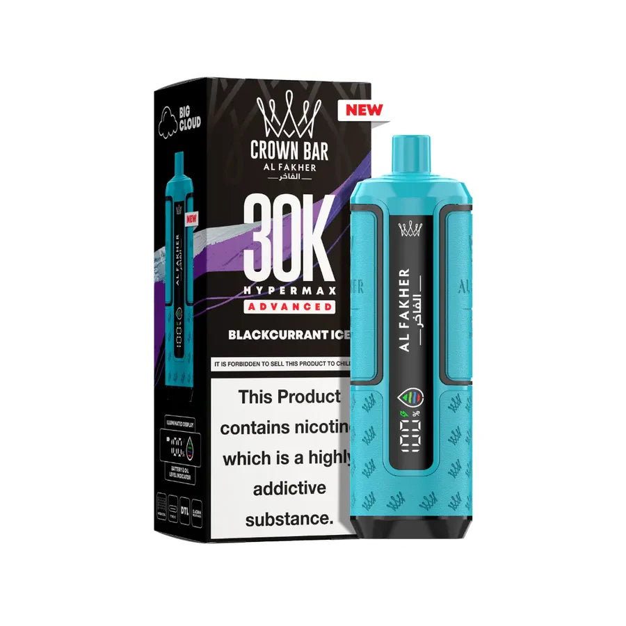 Al Fakher Crown Bar Hypermax 30K Prefilled Pod Kit – Royal Vapes