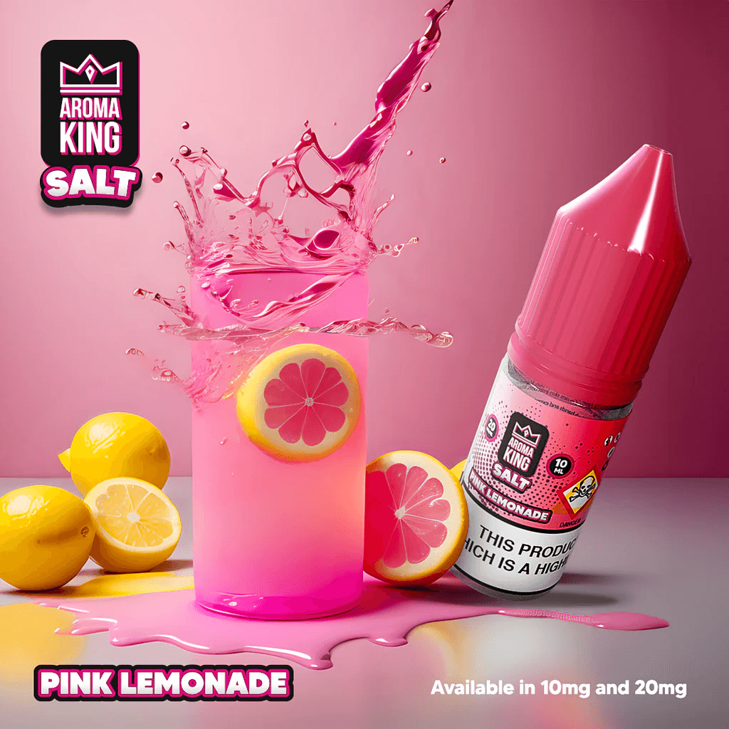 Aroma King Nic Salts Pink Lemonade Nic Salt 10ml – Royal Vapes