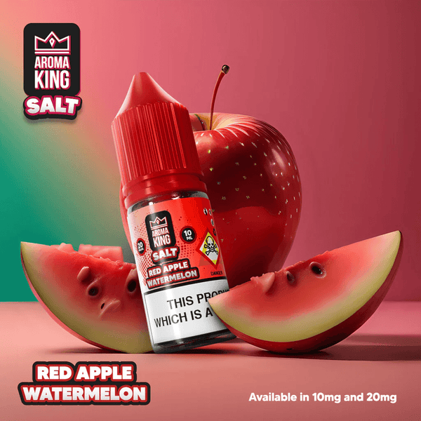 Aroma King Nic Salts Red Apple Watermelon Nic Salt 10ml – Royal Vapes