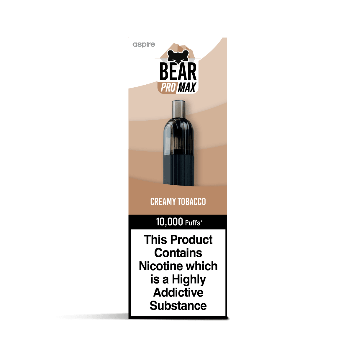 BEAR Pro MAX 10000 Creamy Tobacco 10000 Disposable – Royal Vapes