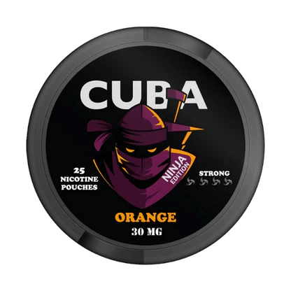 CUBA Ninja Orange Nicotine Pouches 25mg – Royal Vapes