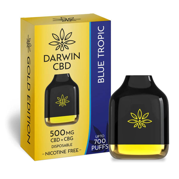 Darwin CBD Blue Tropic CBD+CBG Disposable – Royal Vapes