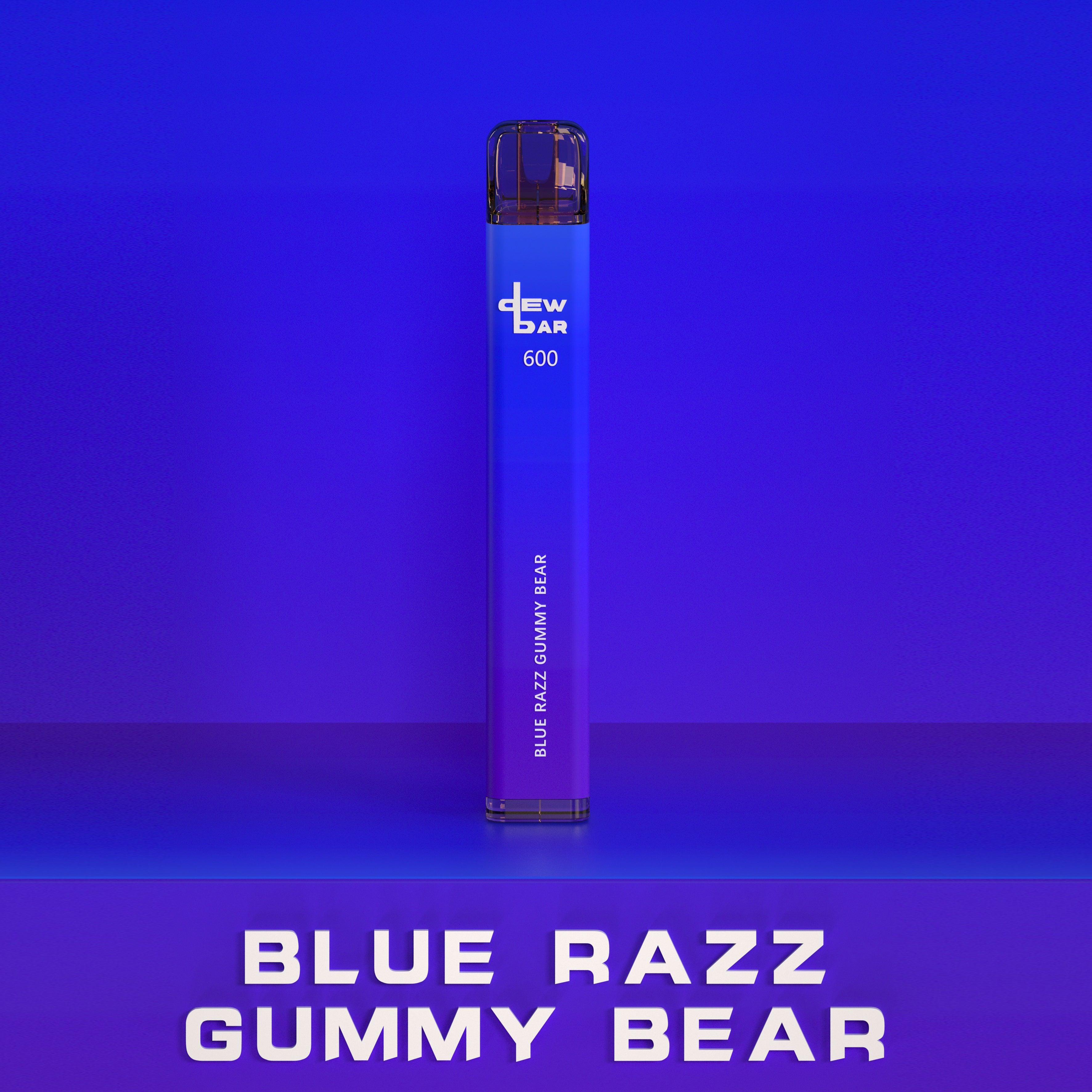 Dew Bar 600 Blue Razz Gummy Bear Disposable – Royal Vapes