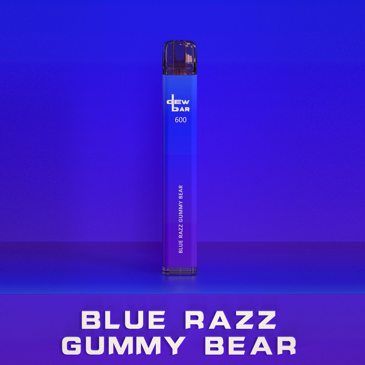Dew Bar 600 Blue Razz Gummy Bear Disposable – Royal Vapes