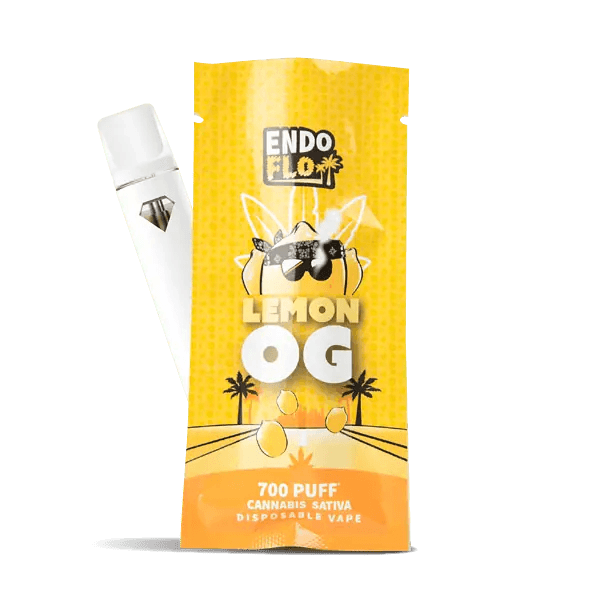 EndoFlo Lemon OG Full Spectrum CBD Disposable Vape – Royal Vapes
