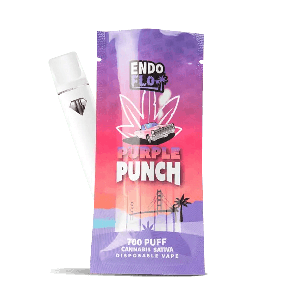 EndoFlo Purple Punch Full Spectrum CBD Disposable Vape – Royal Vapes