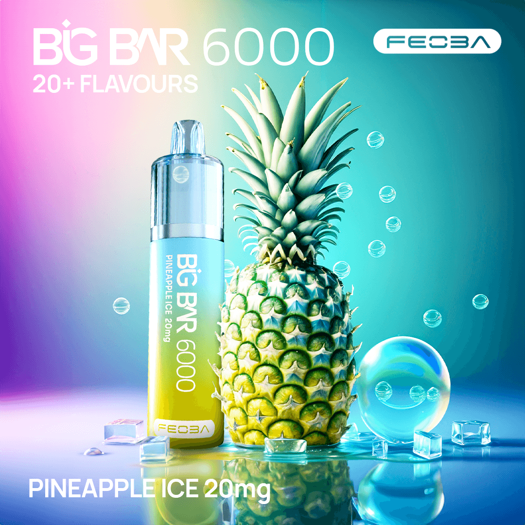 Feoba Big Bar Pineapple Ice 6000 Disposable Vape – Royal Vapes