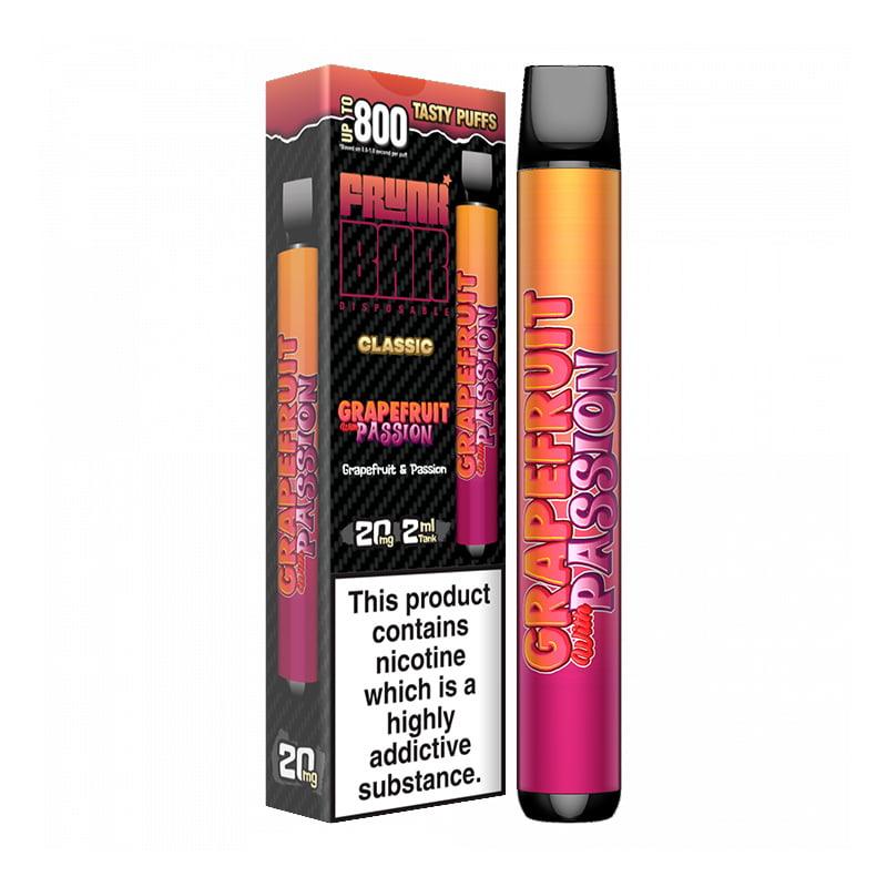 Frunk Bar Pro Grapefruit With Passion Disposable – Royal Vapes