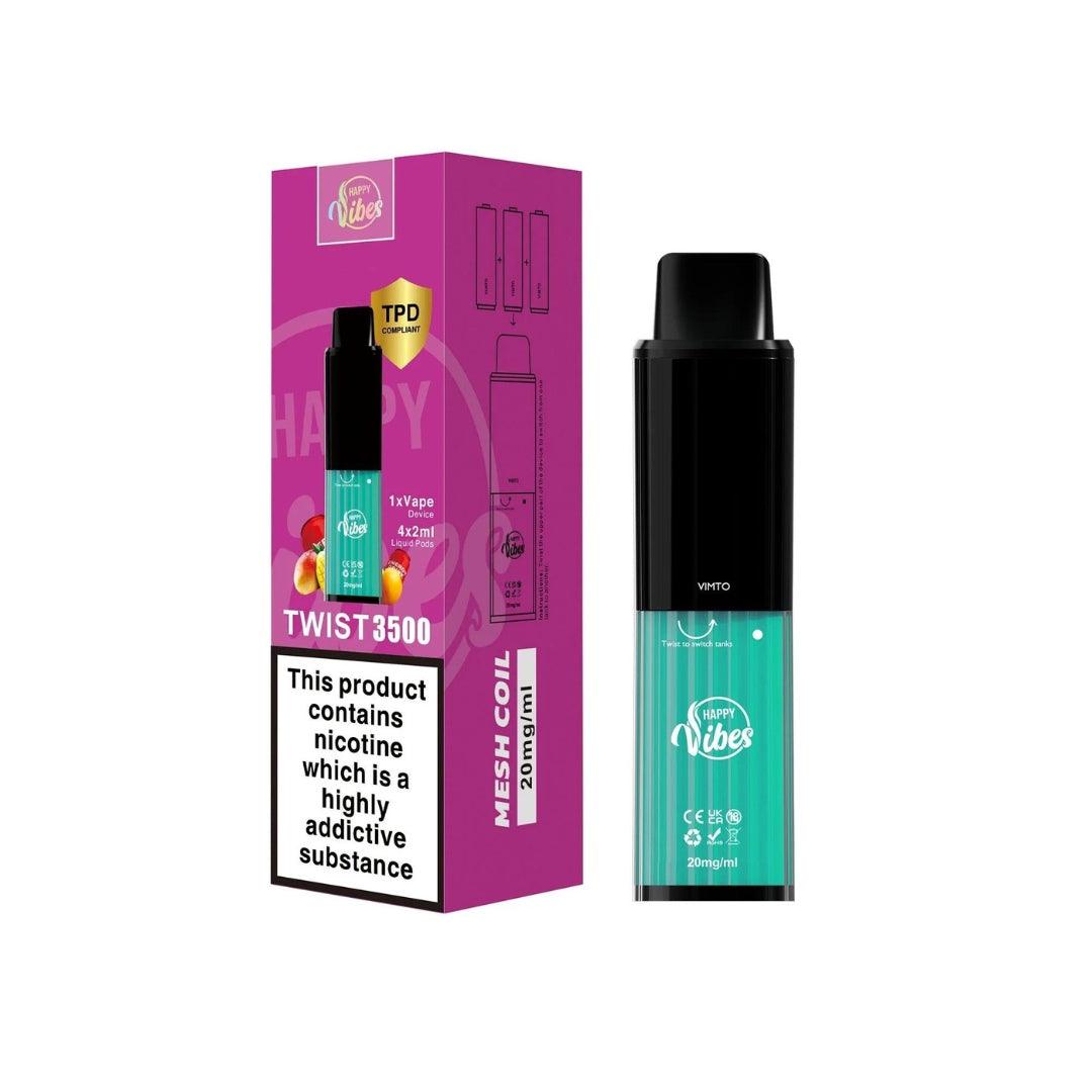 Happy Vibes Twist 3500 VMT 3500 Disposable – Royal Vapes