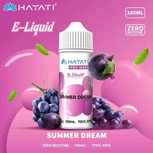 Hayati Pro Max Summer Dream 100ml – Royal Vapes