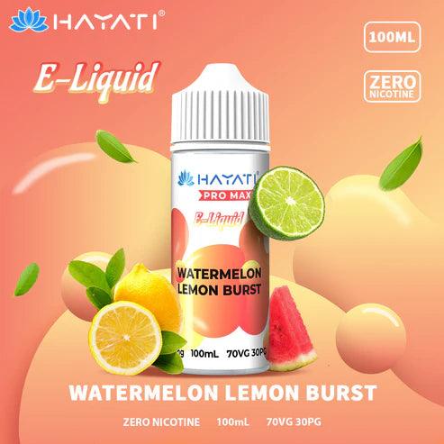 Hayati Pro Max Watermelon Lemon Burst 100ml – Royal Vapes