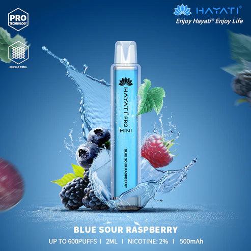 Hayati Pro Mini Blue Sour Raspberry Disposable – Royal Vapes