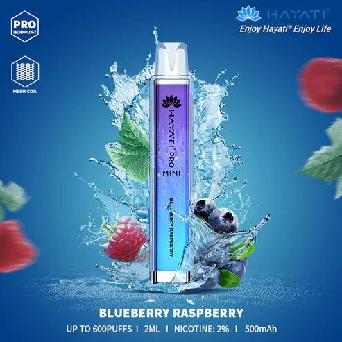 Hayati Pro Mini Blueberry Raspberry Disposable – Royal Vapes