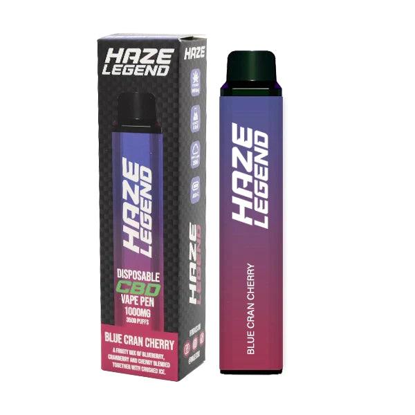 Haze Legend CBD Blue Cran Cherry 3500 CBD Disposable – Royal Vapes