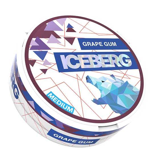Iceberg Grape Gum Nicotine Pouches Medium – Royal Vapes