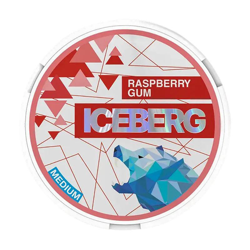 Iceberg Raspberry Gum Nicotine Pouches Medium – Royal Vapes