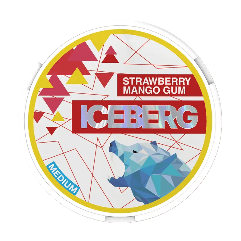 Iceberg Strawberry Mango Gum Nicotine Pouches Medium – Royal Vapes