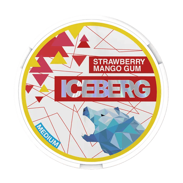 Iceberg Strawberry Mango Gum Nicotine Pouches Medium – Royal Vapes