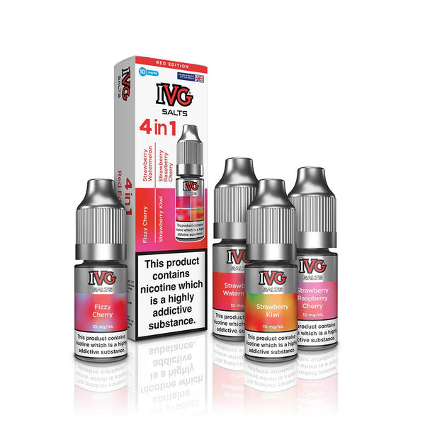 IVG Salts Red Edition (4 in 1) Nic Salt 10ml – Royal Vapes