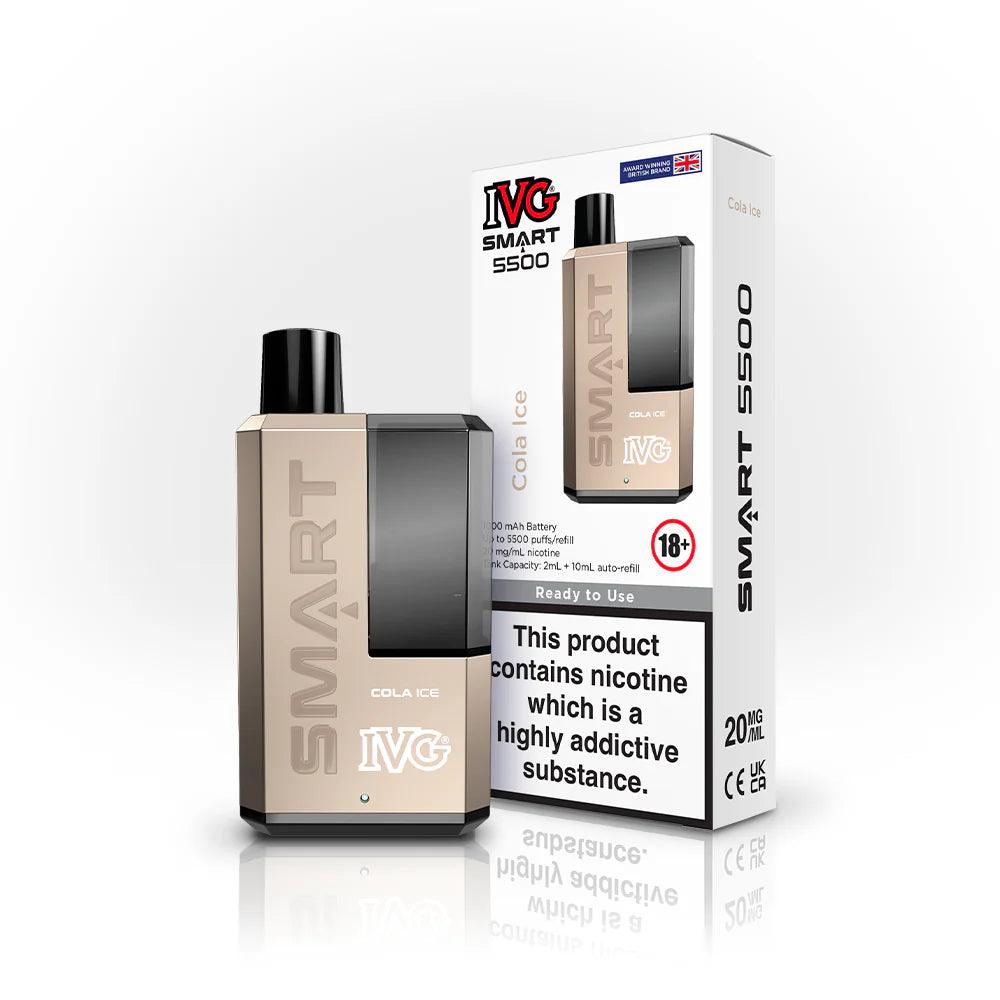 IVG SMART 5500 Cola Ice 5500 Disposable Vape – Royal Vapes