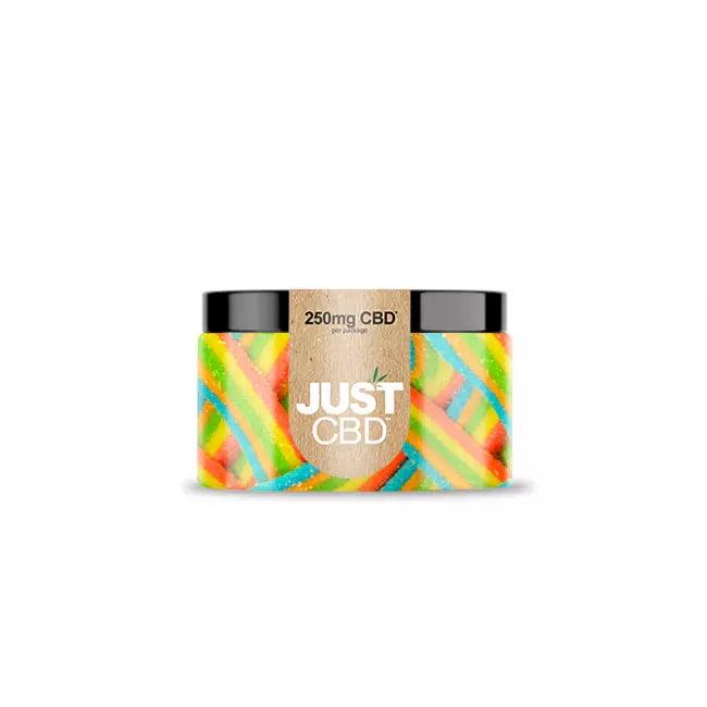 Just CBD Rainbow Ribbons CBD Gummies Jar 250mg – Royal Vapes